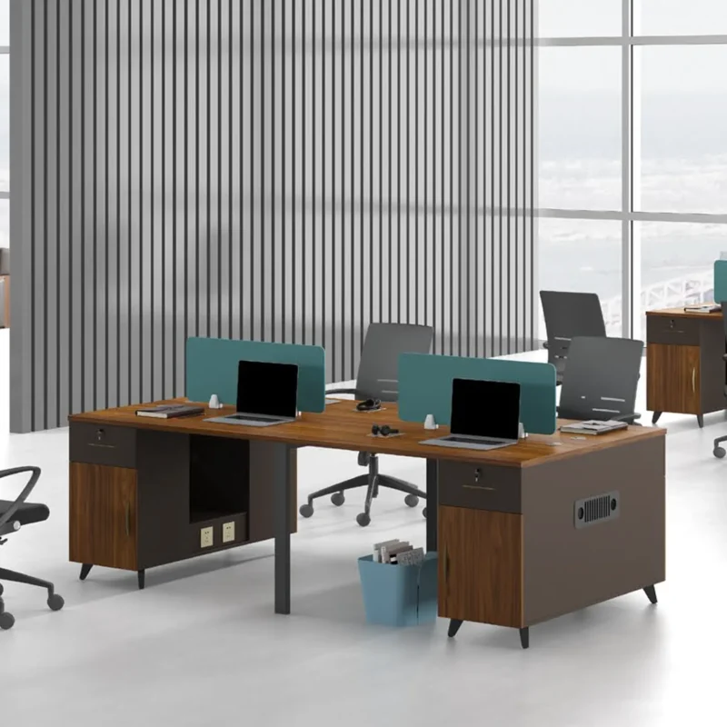 4-Seater Workstation - Skyone Furniture