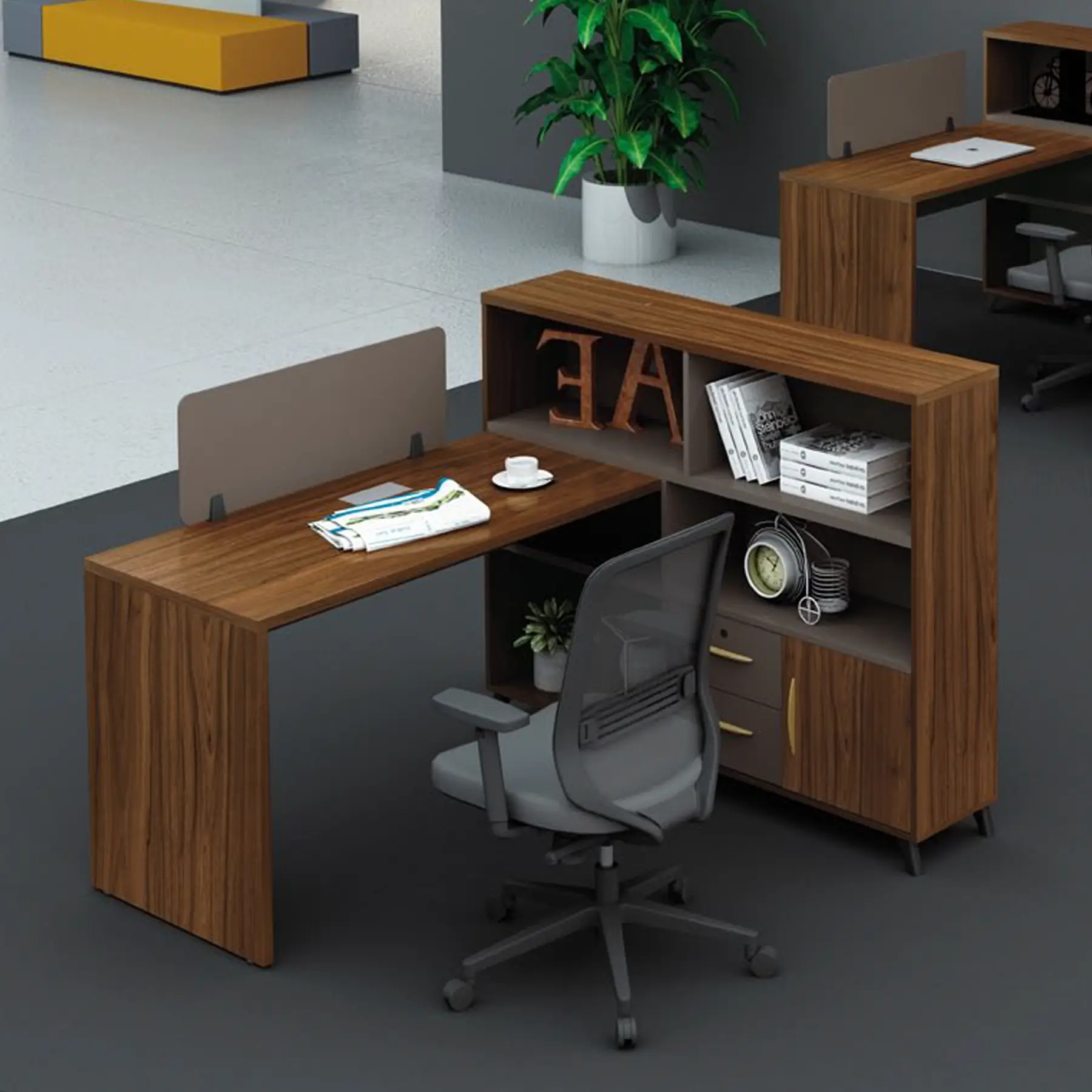 1-Seater Workstation table - Skyone Furniture